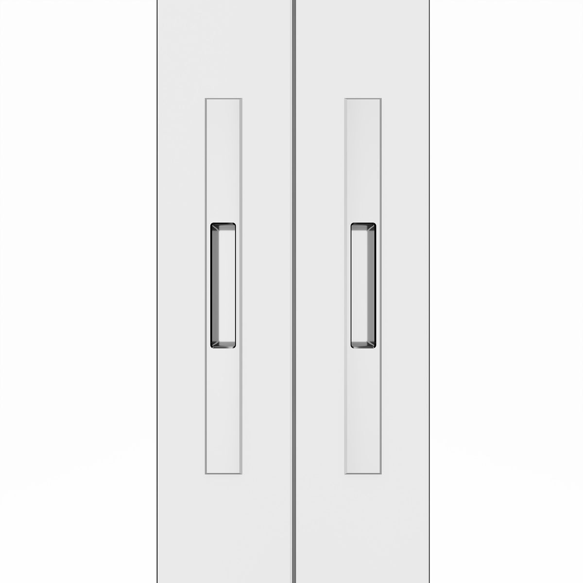 KaMic 92" x 80" 3 Panels Aluminum Sliding Doors in White Model #: SD3P ...